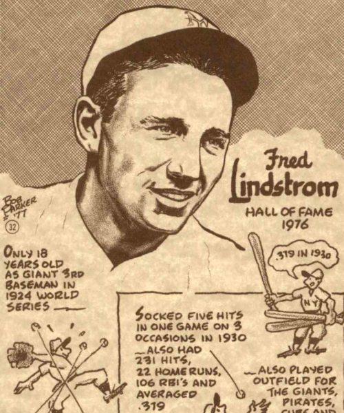 Fred Lindstrom - Cooperstown Expert